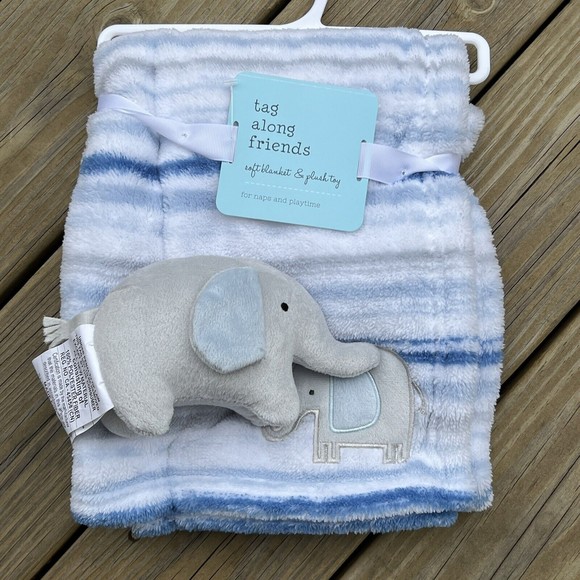 Tag Along Friends | Other | Tag Along Friends Blue Stripes Elephant ...